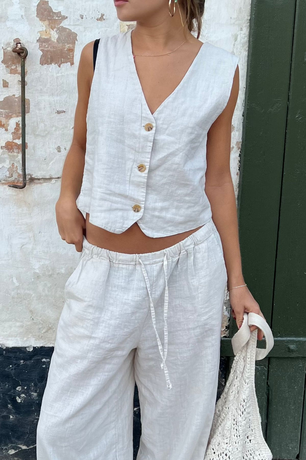 Elle Vest - Sand | Chic & Versatile Vest